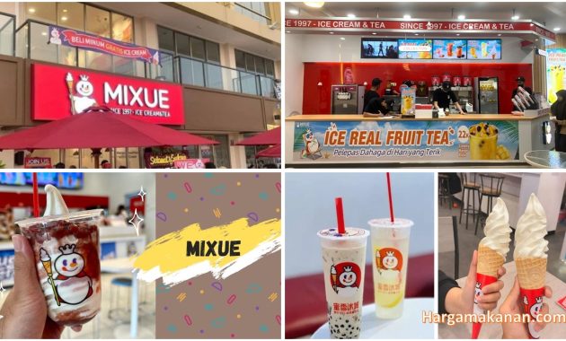 √ Daftar Harga Menu Mixue Malang Terbaru 2024